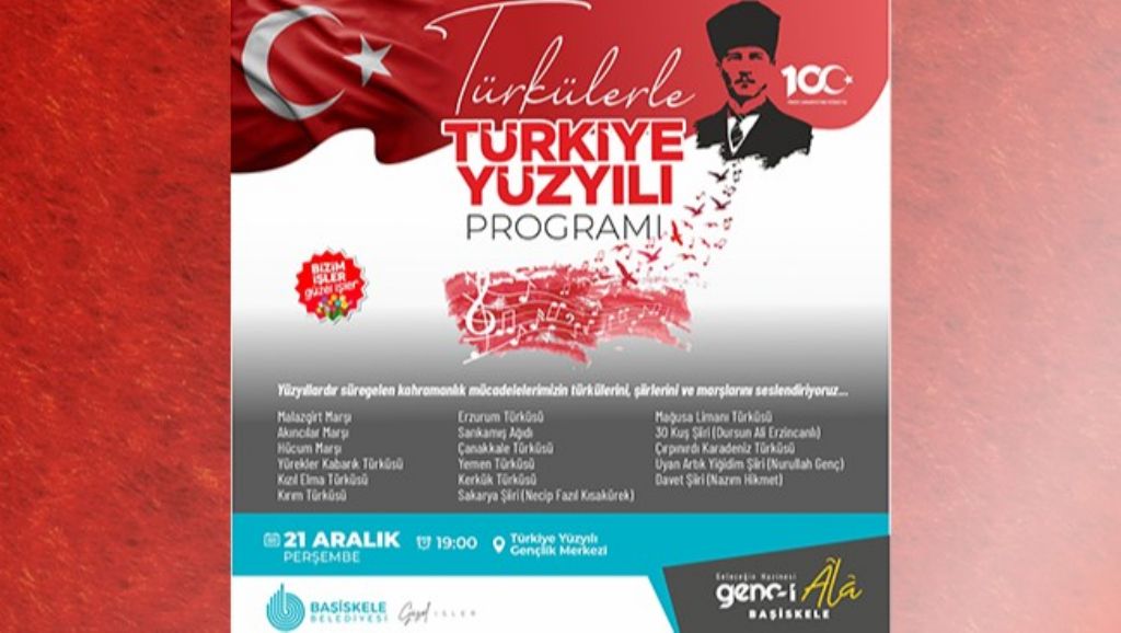 Başiskele´de Türkülerle Türkiye Yüzyılı Programı